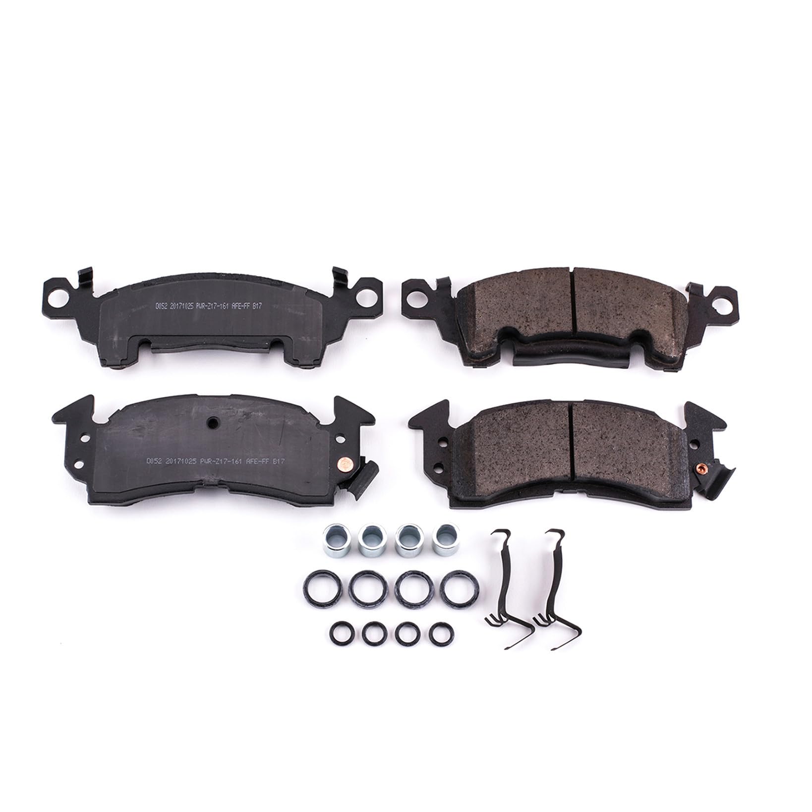 Power Stop 17-052, Z17 Front Ceramic Brake Pads with Hardware [Model Specific]