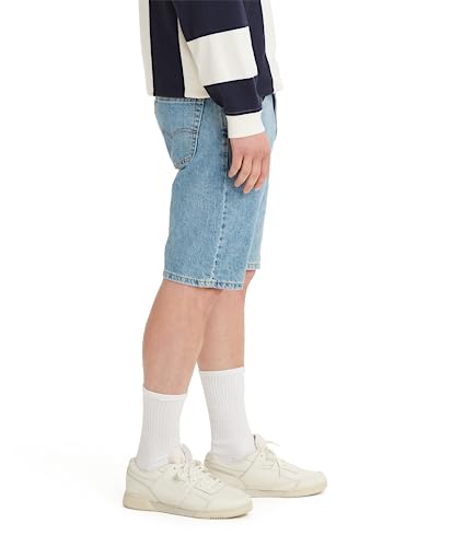 Levi's Men's 505 Regular Fit Shorts, Light Stonewash-Amazon Exclusive, 32