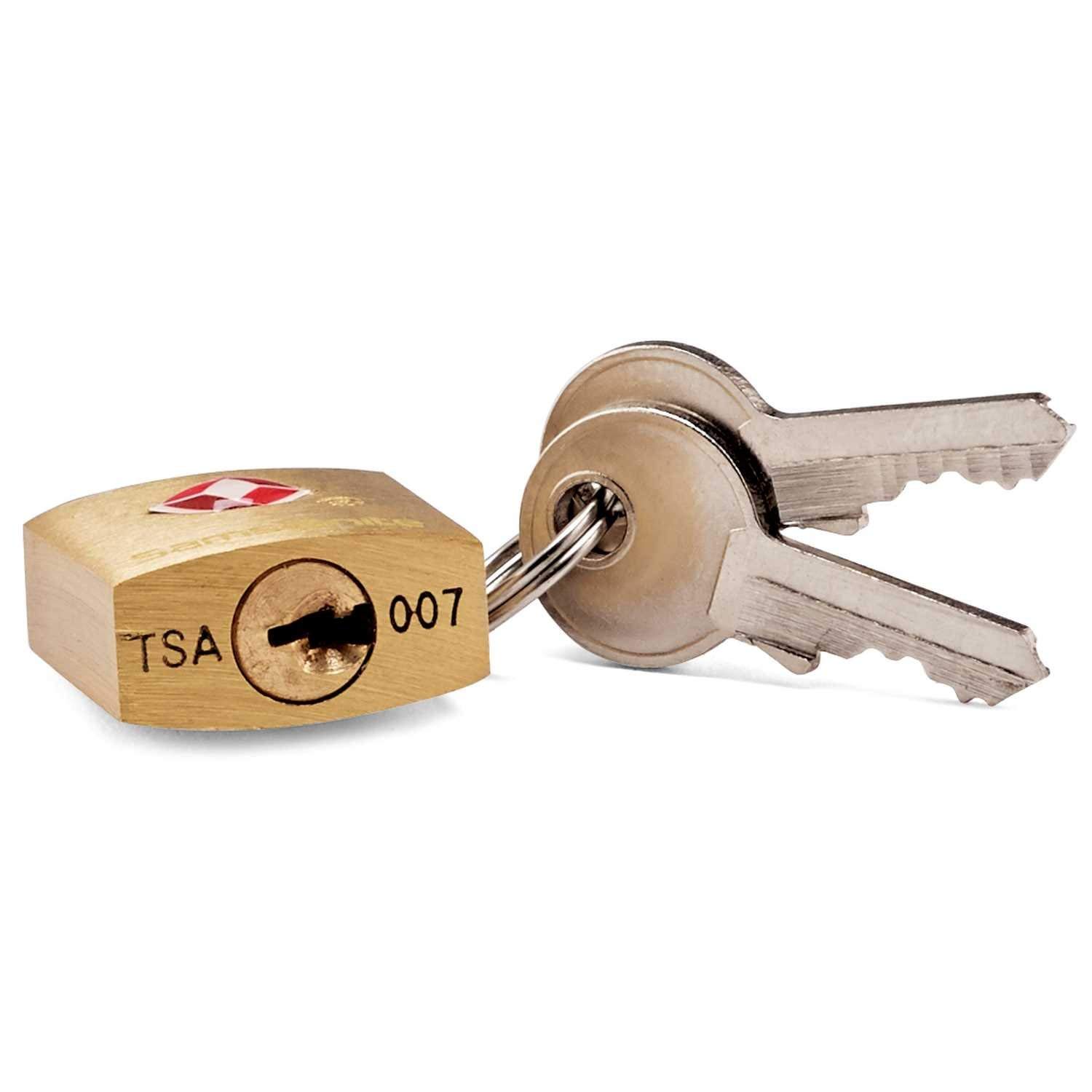 Samsonite Travel Sentry 2-pack Key Locks, Brass, 2-Pack