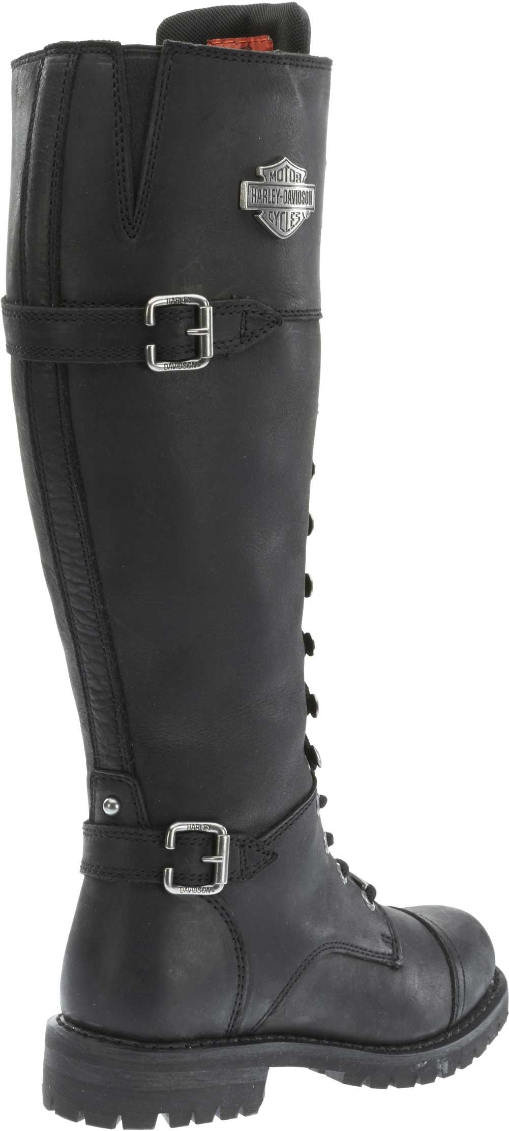 Harley-Davidson Footwear Women's Beechwood Leather Motorcycle Fashion Boot, Black, 10