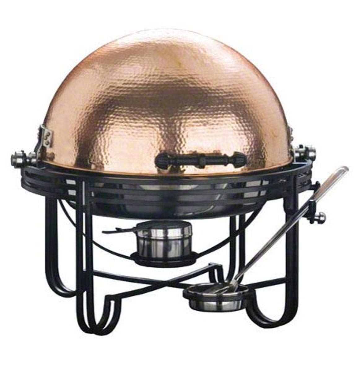 American Metalcraft MESA91C 6-Quart Roll-Top Chafer with Hammered Copper Cover