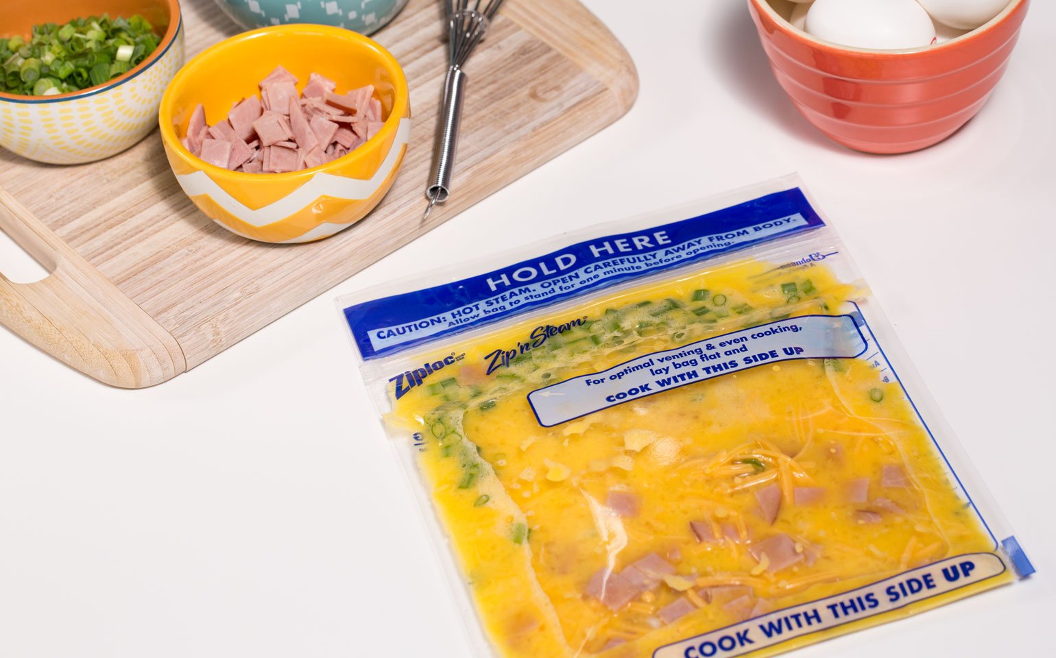 Ziploc Zip 'n Steam Food Storage Bags for Meal Prep, Healthy Meals in Minutes, Microwave Safe, 10 Count