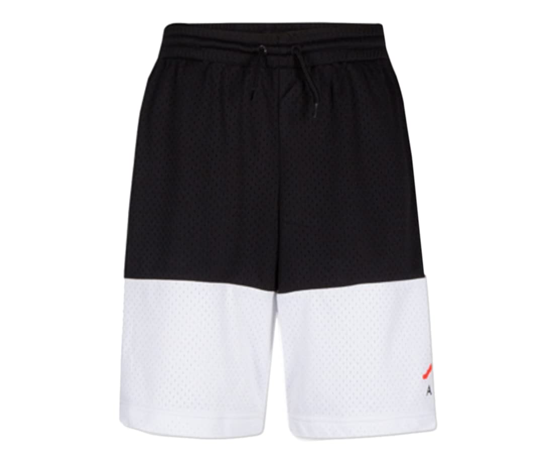 Nike Jordan Boys Jumpman Athletic Mesh Shorts Size Large Varsity Black, Large