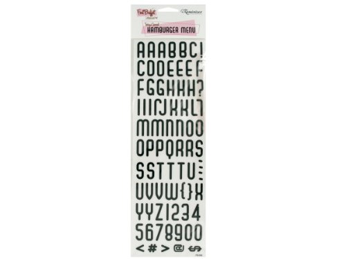 bulk buys Hamburger Menu Creative Rub-On Transfers