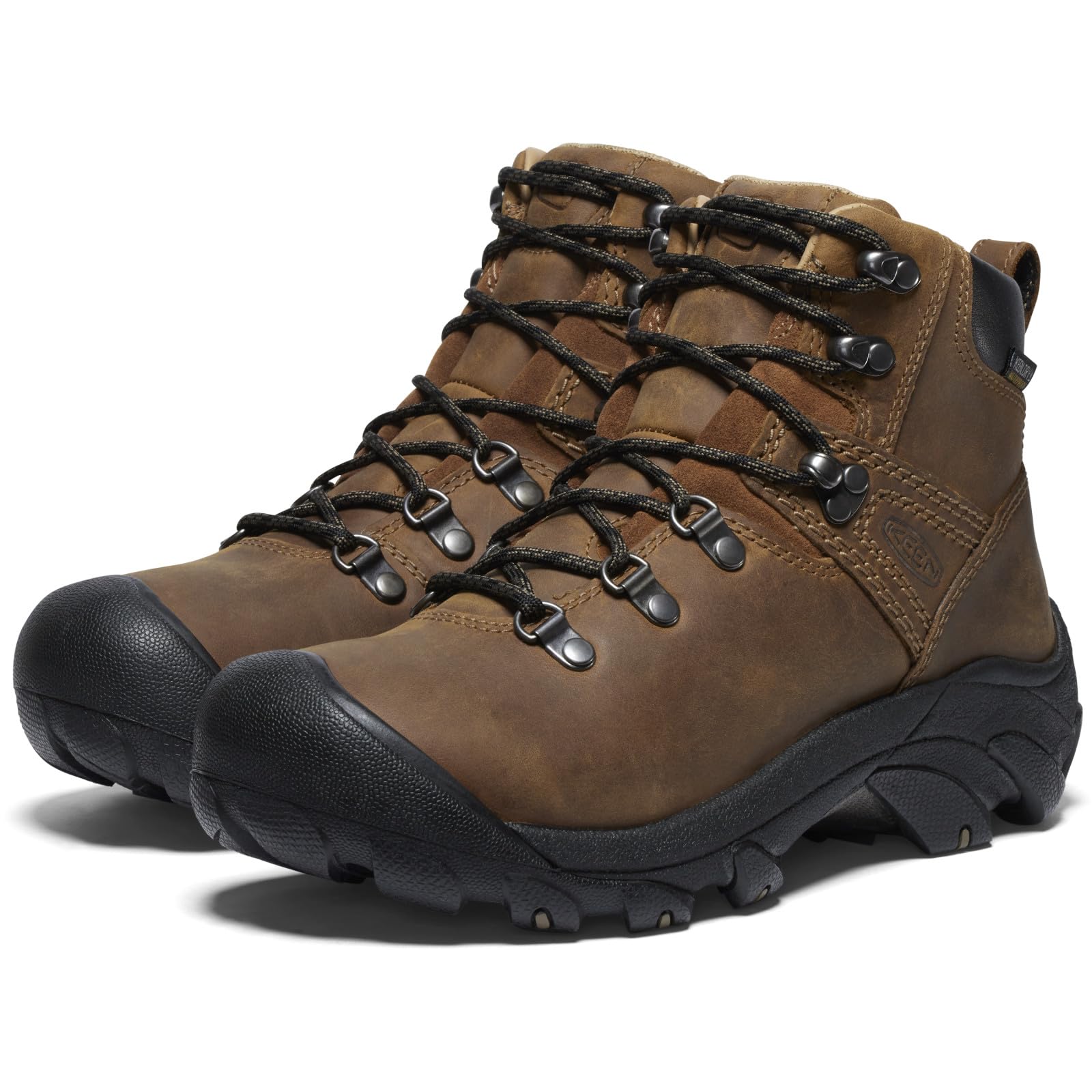 KEEN Women's Pyrenees Mid Height Waterproof Hiking Boots, Syrup, 9