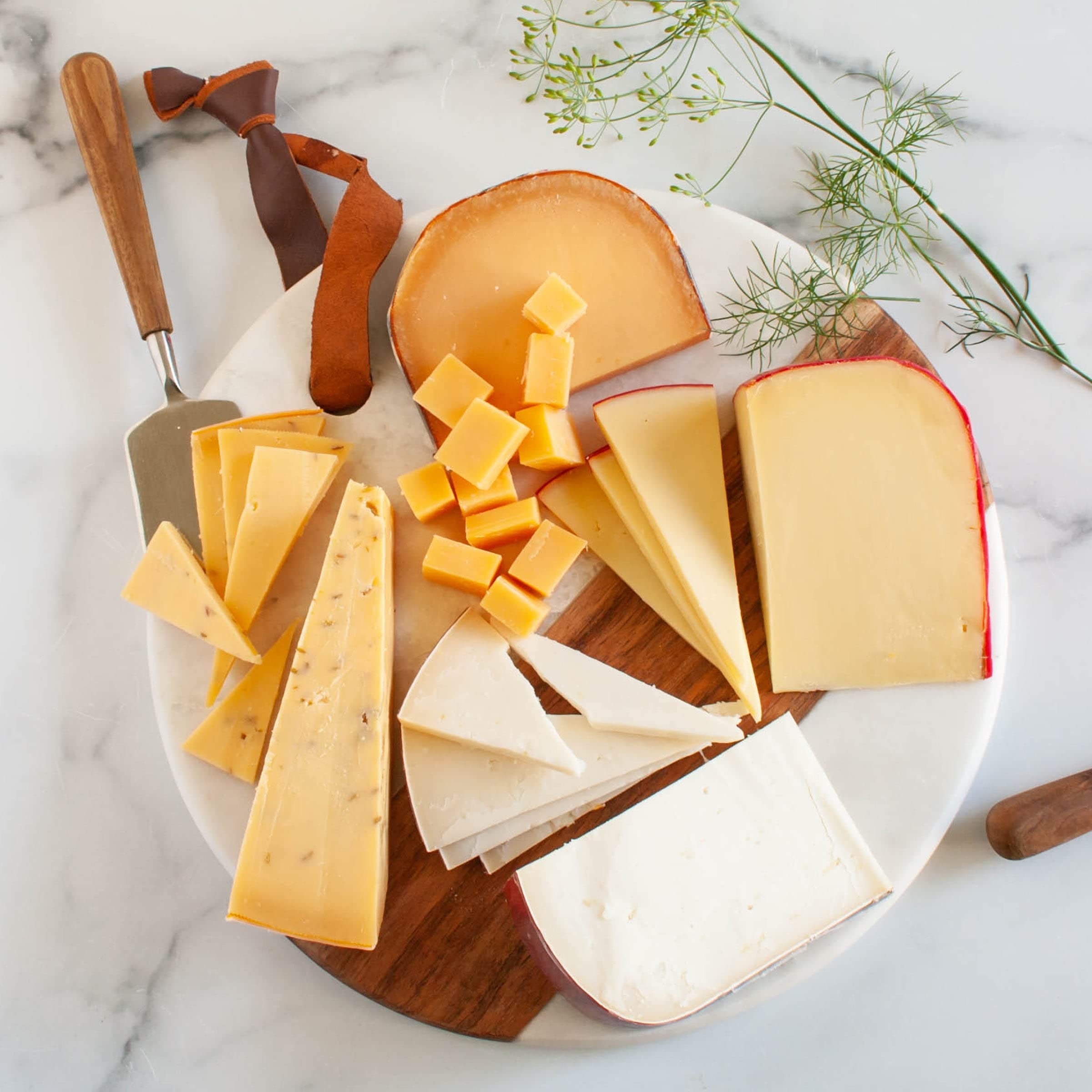 igourmet Dutch Cheese Assortment - Includes Beemster Classic Extra Aged Gouda Cheese, Leyden Cheese, Dorothea Cheese, and Red Wax Gouda