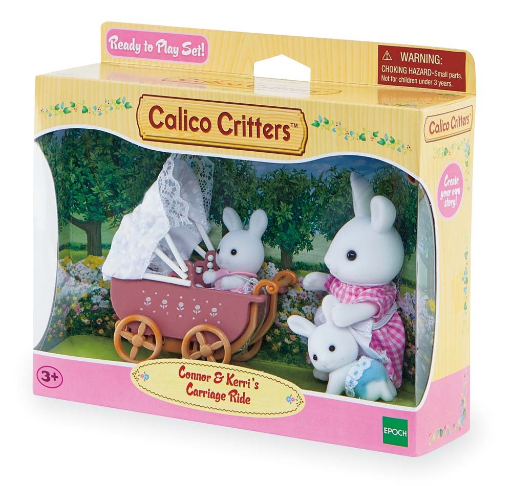 Calico Critters Connor & Kerri’s Carriage Ride - Enchanting Adventures Await with This Adorable Doll Playset