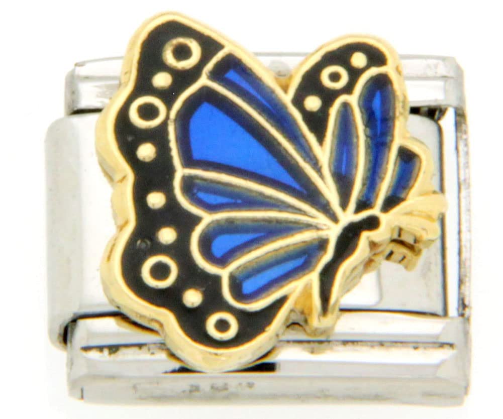 Clearly Charming September Butterfly Birth Month Italian Charm