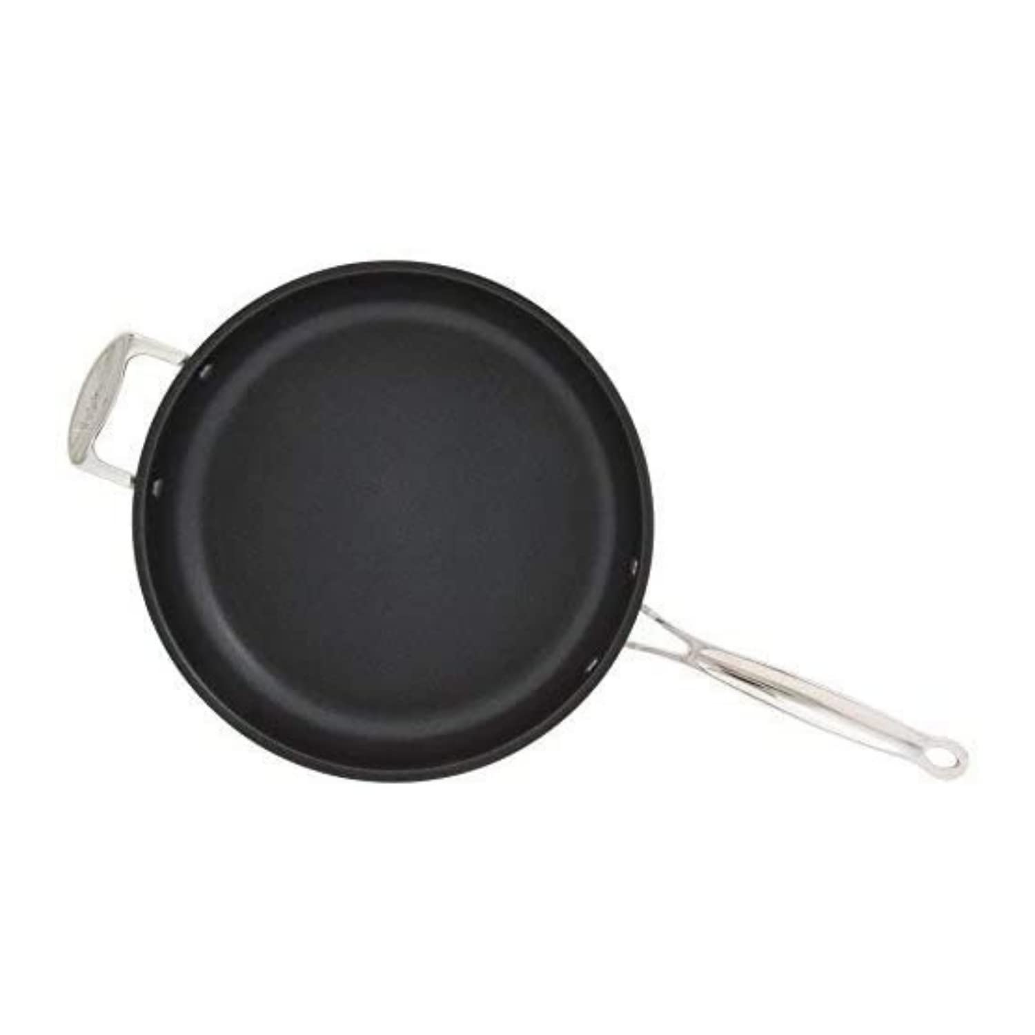 Cuisinart 722-30HNS Chef's Classic Stainless Nonstick 12-Inch Open Skillet with Helper Handle