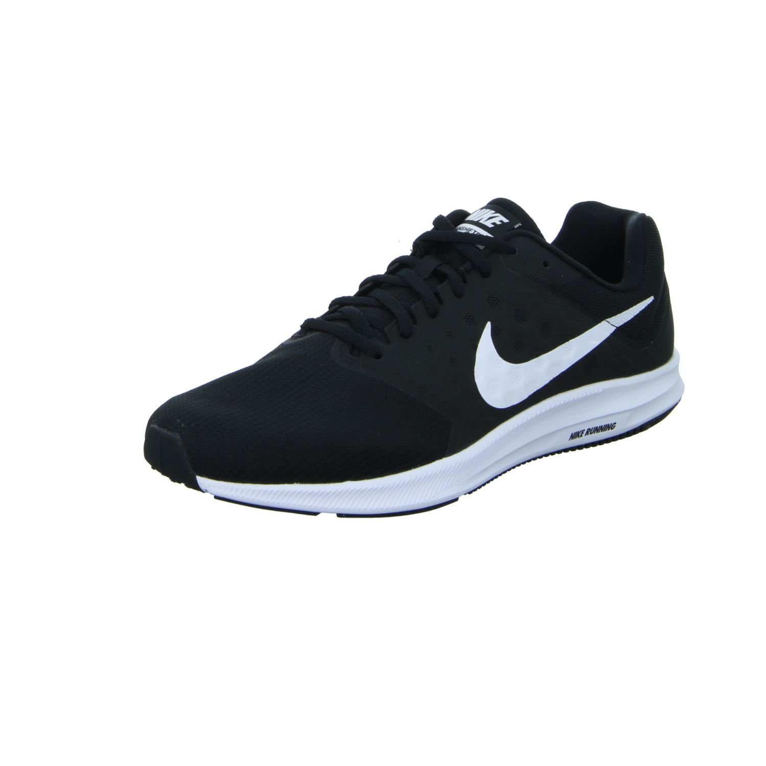 Nike Downshifter 7 Mens Running Trainers 852459 Sneakers Shoes (UK 10.5 US 11.5 EU 45.5, Black White 002)