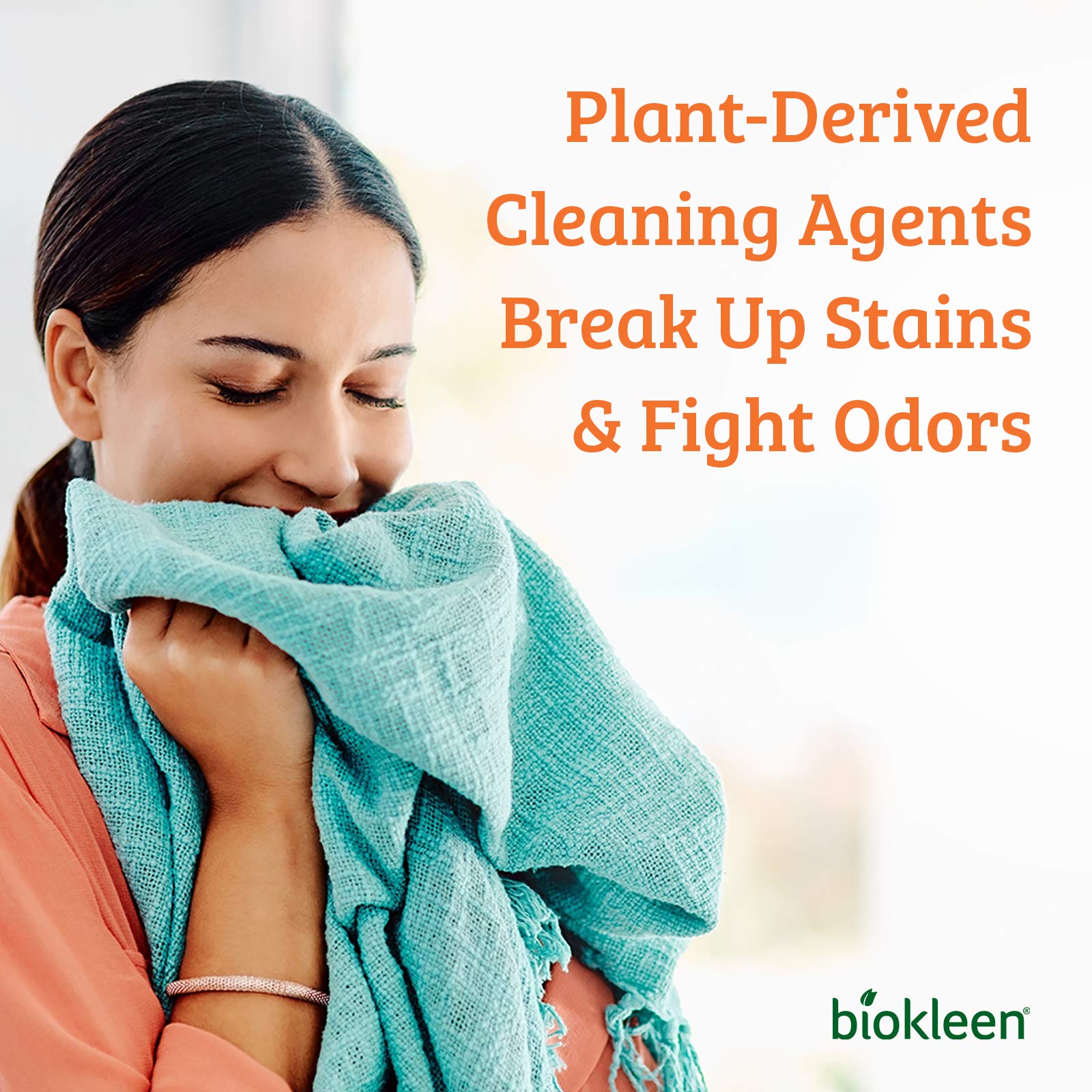 Biokleen Laundry Detergent Liquid - 64 HE Loads - Concentrated, Eco-Friendly, Non-Toxic, Plant-Based, No Artificial Fragrance or Preservatives, 32 Fl Oz, Citrus Essence