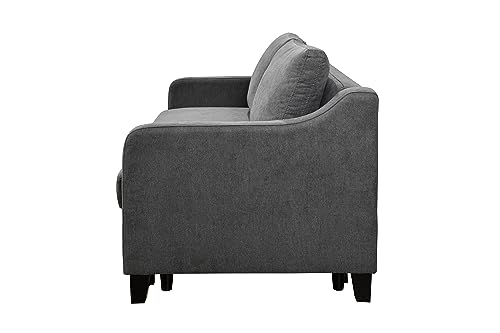 FANYE Dark Gray Queen Size with 2 Pillows, 68.5"