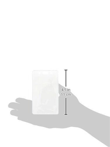 Amazon Basics Clear Name ID Badge Holder - Vertical (Pack of 50)