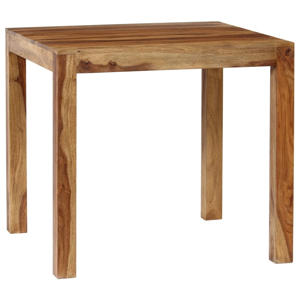 AJSEOYBS Dining Table,Dining Room Table,Spacious Desktop, Kitchen Table, Ideal for Living Room, Dining Room and Restaurant,Dining Table Solid Sheesham Wood 32.2"x31.5"x29.9"