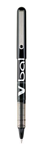 PILOT VBall Liquid Ink Rolling Ball Stick Pens, Extra Fine Point, Black Ink, 12-Pack (35200)