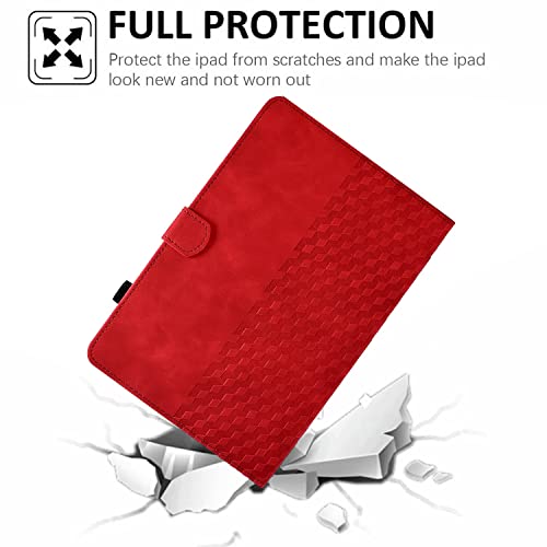 Tablet PC Case Premium Leather Case Compatible with Samsung Galaxy Tab A 10.1 2019 SM-T510/T515 Tablet,Smart Magnetic Flip Fold Stand Case Protective Cover with Pen Holder and Card Slot Protective Cov