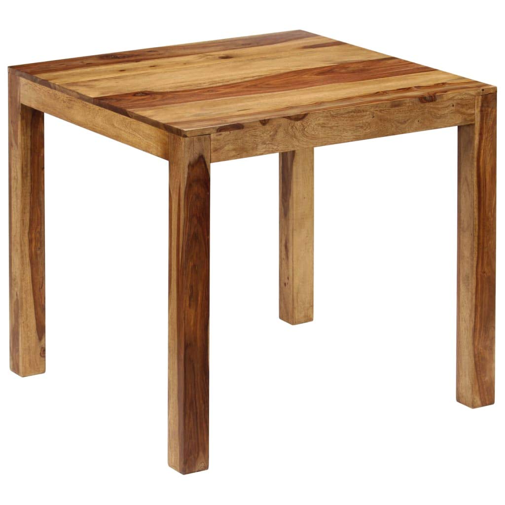 AJSEOYBS Dining Table,Dining Room Table,Spacious Desktop, Kitchen Table, Ideal for Living Room, Dining Room and Restaurant,Dining Table Solid Sheesham Wood 32.2"x31.5"x29.9"