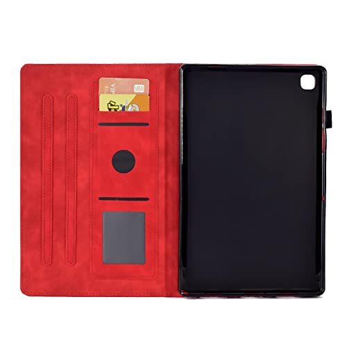 Tablet PC Case Premium Leather Case Compatible with Samsung Galaxy Tab A 10.1 2019 SM-T510/T515 Tablet,Smart Magnetic Flip Fold Stand Case Protective Cover with Pen Holder and Card Slot Protective Cov