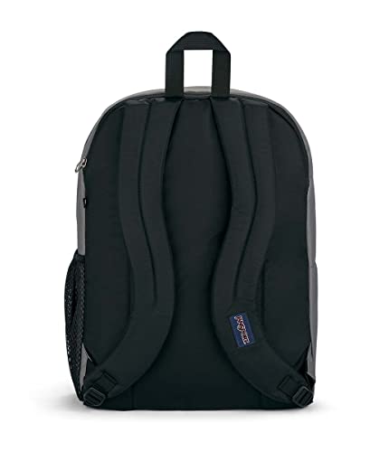 JanSport Big Student Laptop Backpack for College Students, Teens, Graphite Grey Computer Bag with 2 Compartments, Ergonomic Shoulder Straps, 15” Laptop Sleeve, Haul Handle - Rucksack
