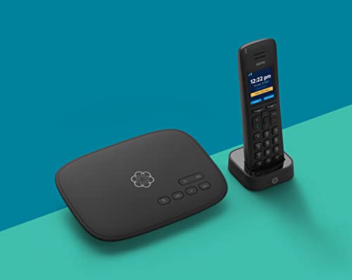 Ooma HD3 Handset cordless phone with picture caller-ID and HD voice quality, Works only with Ooma Telo VoIP free Internet home phone service.