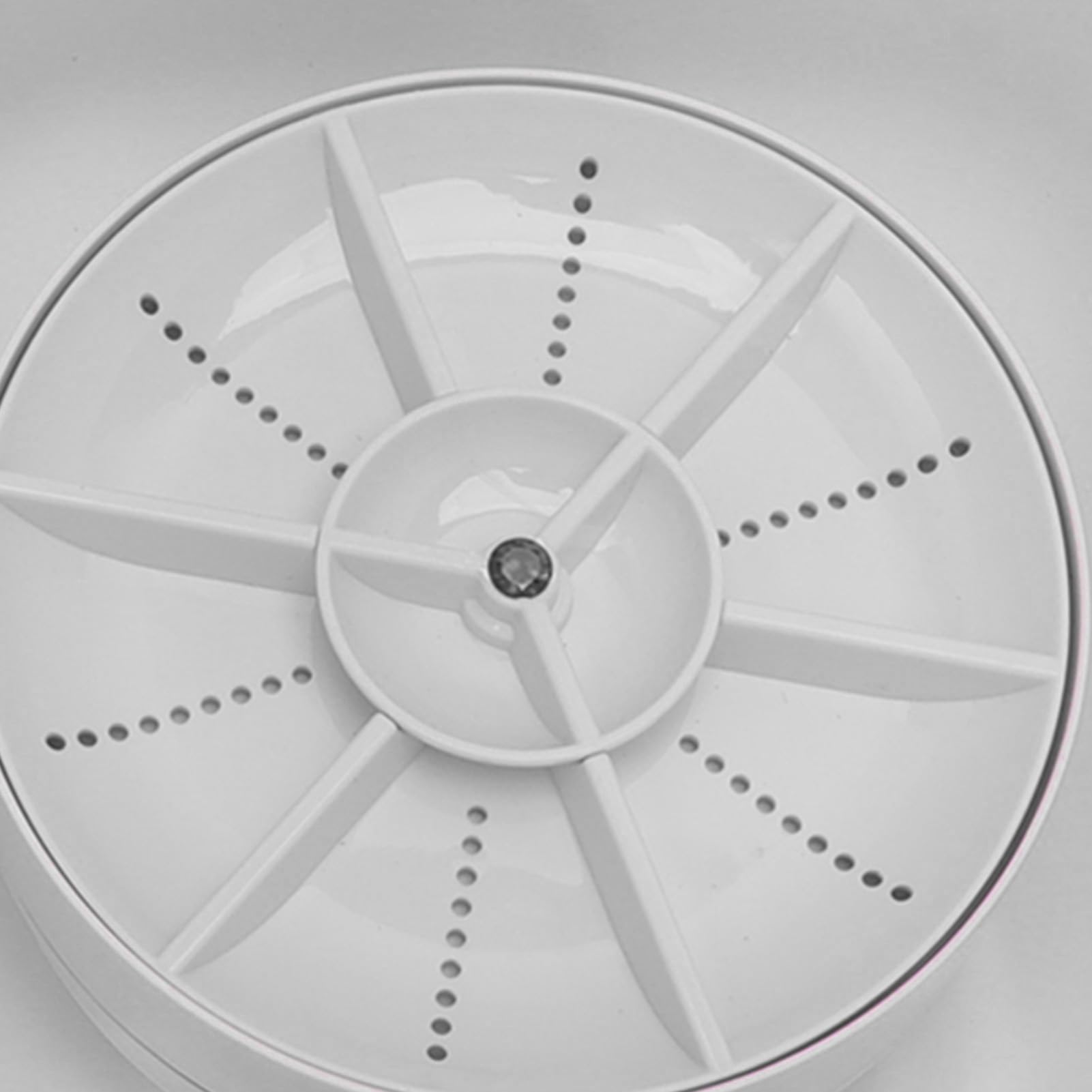 Mini Dishwasher, Portable Washing Machine, Compact Turbo Dishwasher, Artificial Vortex and Sound Emulsification Technology, for Home, Kitchen, Apartment (White)