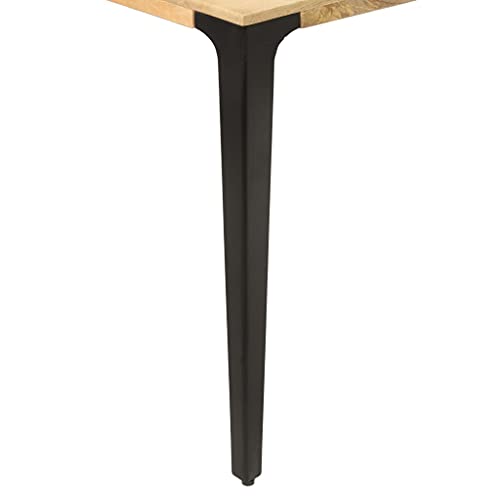 YPWRENH Casual Tables Cocktail Table Dining Table 47.2 "x23.6 x29.9 Solid Mango Wood for Dining Room, Kitchen or Living Room