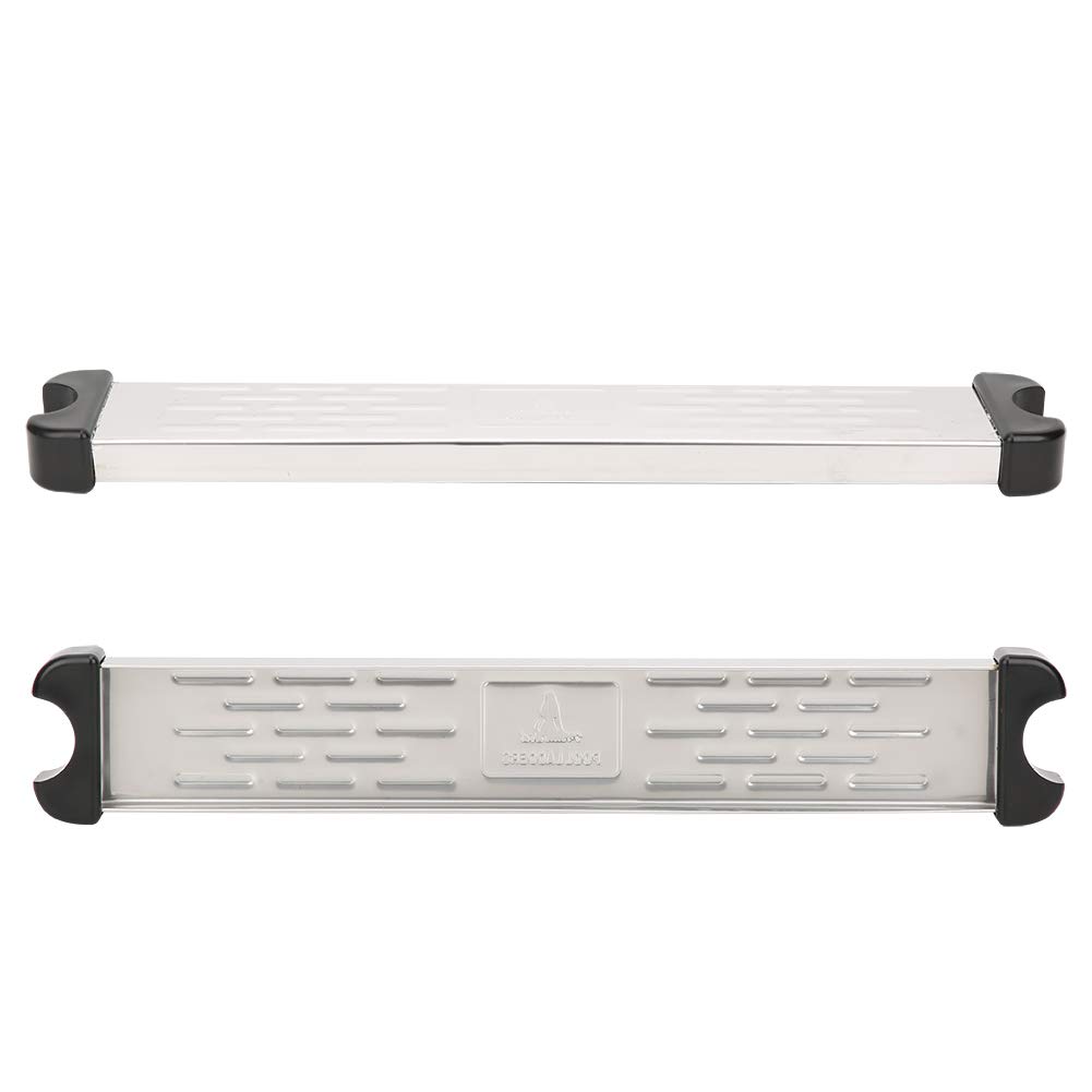 Restokki Swimming Pool Ladder Pedal, Stainless Steel & ABS, Anti-Slip, Silver