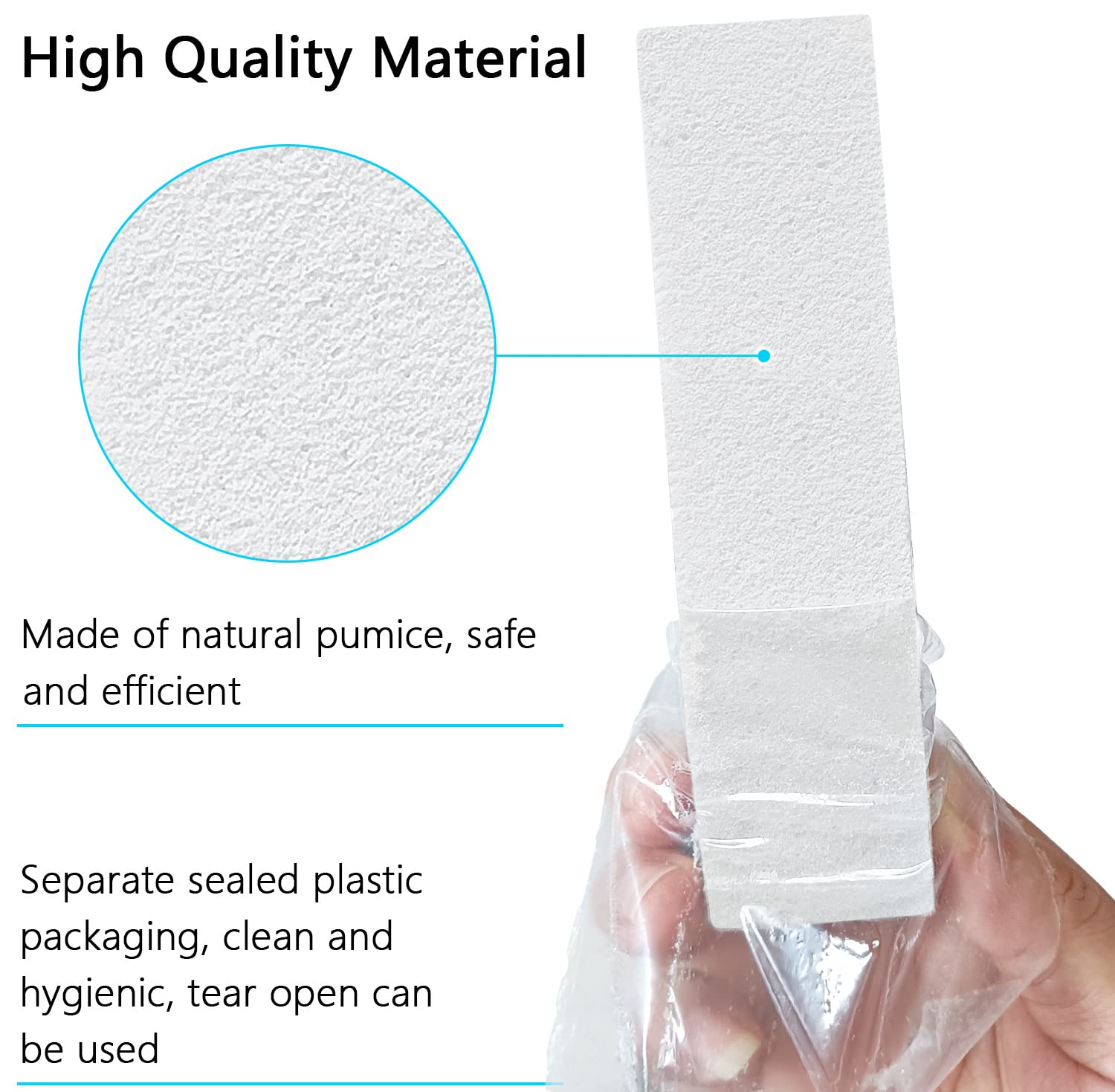 4TH Pumice Stone for Toilet Bowl Cleaning,Powerfully Remove Stubborn Stains： Limescale,Hard Water Ring,Calcium Buildup,Iron,Rust