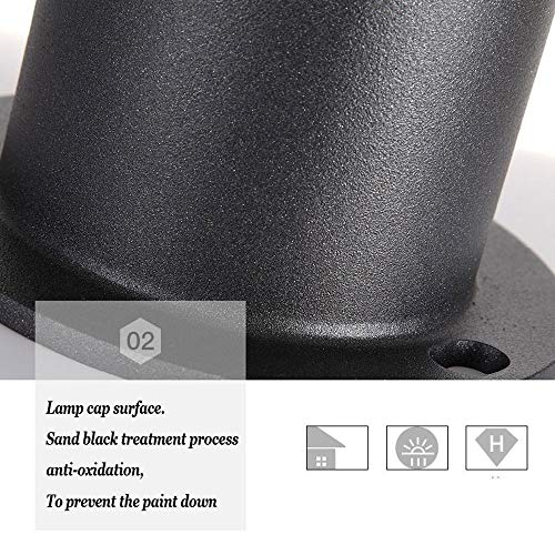 Lights Outdoor Creative Mushroom Outdoor Lawn Column Post Lights Exterior Waterproof Landscape Lighting Streetlights E27 Anti-Rust Aluminum Villa Courtyard Garden Rainproof Lantern Pole Lamp Stadium