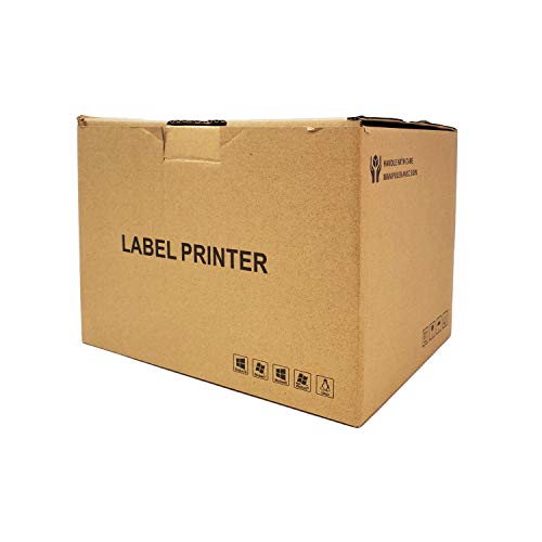 nayelish 4x6 Shipping Label Thermal Printer or 2x1 Barcode Labels (Any Size) USB Label Printer Commercial Grade Direct Thermal High Speed Printer from