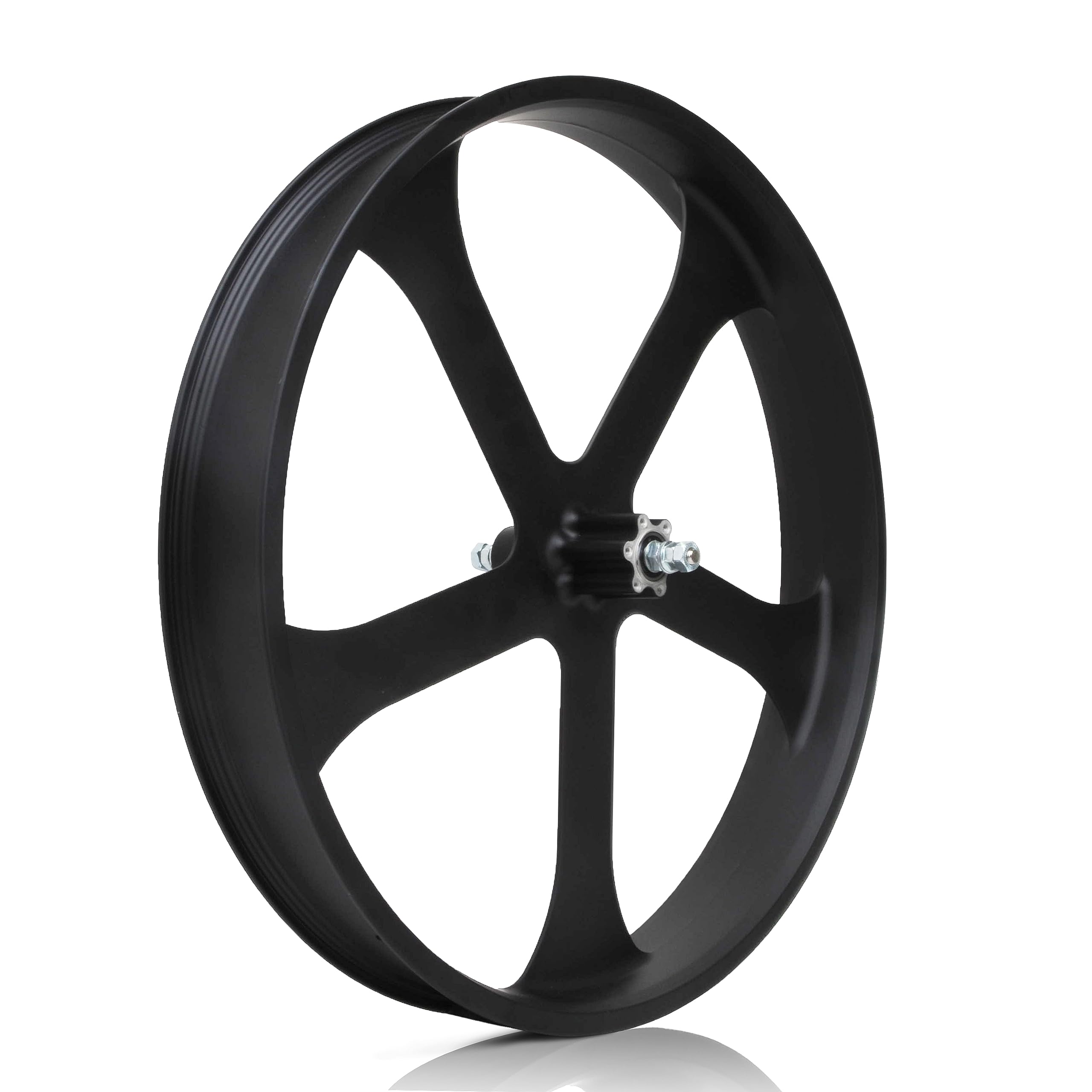 MICARGI 26" x 3.0 Integrated Molding Wheel Electric Bike Conversion Set,48V 801W E-Bike Powerful Hub Motor Kit with Intelligent Controller, Thumb Control (Black)