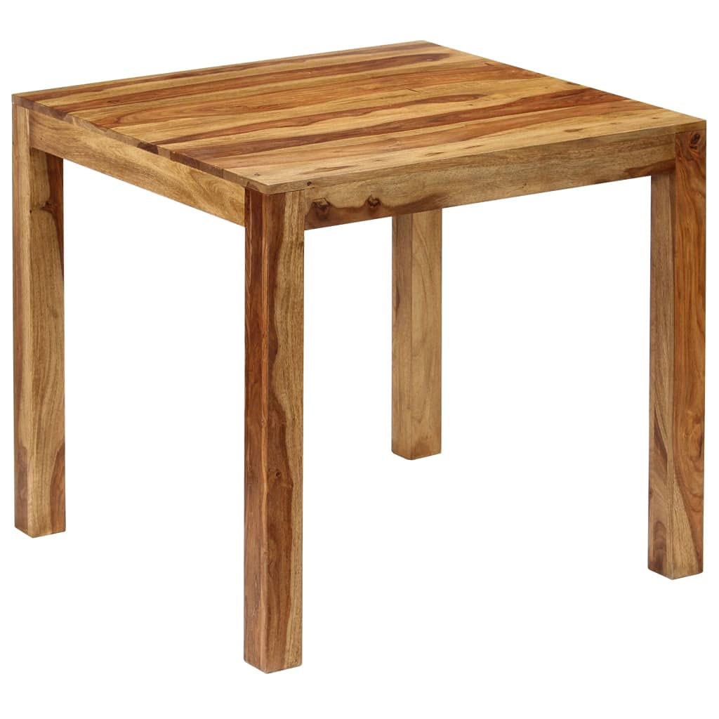 AJSEOYBS Dining Table,Dining Room Table,Spacious Desktop, Kitchen Table, Ideal for Living Room, Dining Room and Restaurant,Dining Table Solid Sheesham Wood 32.2"x31.5"x29.9"