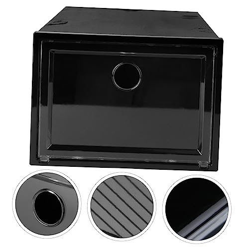 Amosfun 2 Pcs Plastic Transparent Shoe Box Shoes Storage Shoe Storage Shoes Closet Organizer Closet Drawer Divider Front Opening Shoe Holder Sneaker Storage Clothes Stackable Plastic Pp