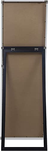 OBIOZZ Bedroom Floor Standing Mirror Framed Floor Free Standing Easel Full Length Mirror 16″ X 57″ W, Quality Material Full-Length Mirror