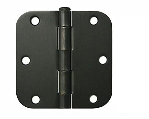 JTSQ 30 Pack 3.5" Interior Door Hinges 5/8" Radius Hinge Door-Hinges Door Hinges Door Hinges Kitchen Cabinet Hinges Hinges for Kitchen cabinets Door Hinge Door Hardware Cabinet Hinge Hinges smal