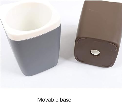 Plastic Toilet Bowl Brush Floor Stand with Long Handle Toilet Brush Stable Base Toilet Cleaner Brush Home Storage Rack
