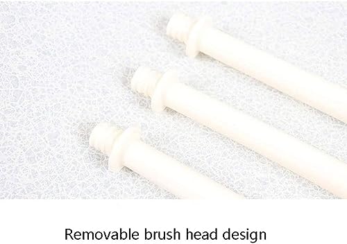 Plastic Toilet Bowl Brush Floor Stand with Long Handle Toilet Brush Stable Base Toilet Cleaner Brush Home Storage Rack