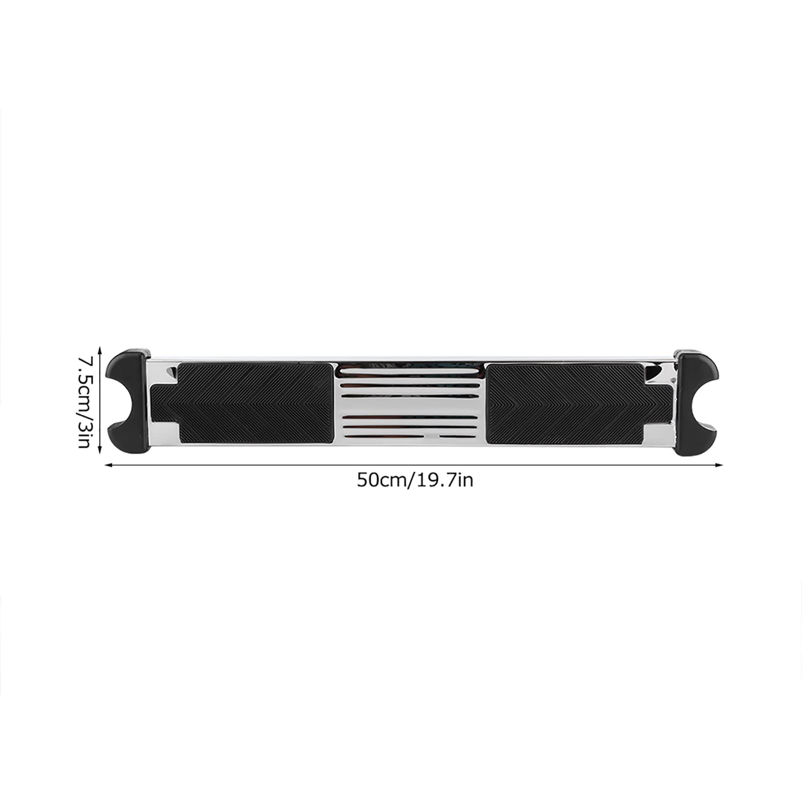 Pool Ladder Steps Replacement, 304 Stainless Steel Thickened Ladder Pedal with Nonslip Rubber Pad, Swimming Pool Ladder Steps for Hot Spring Pool