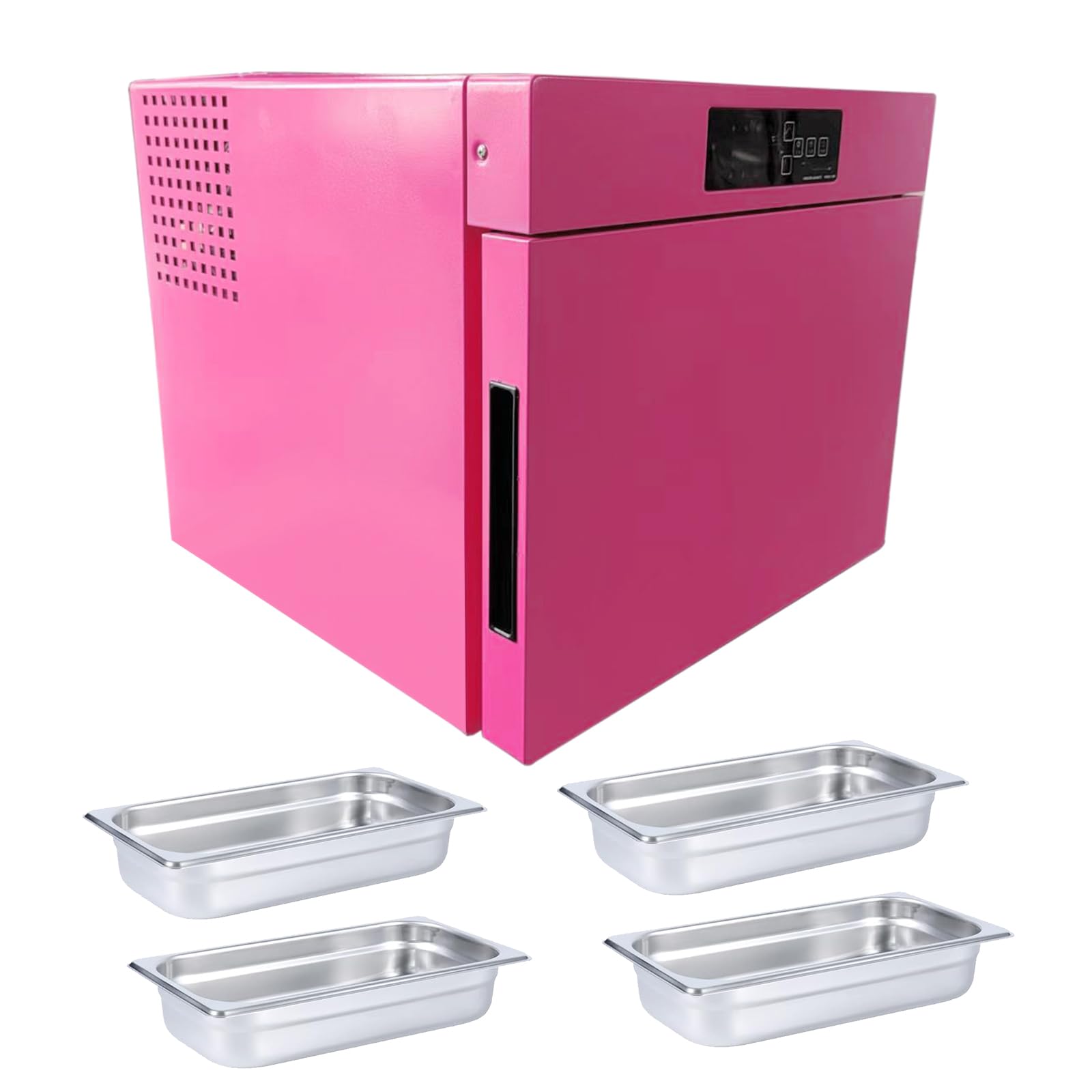 Vaseni Commercial Blast Chiller Freezer, Small Blast Freezer, 8.45 Gal, Blast Chiller Shock Freezer, 30mins Fast Cooling, Gelato Ice Cream Chest Freezer, for Dumpling, Fish, Chicken Restaurant, Hotel