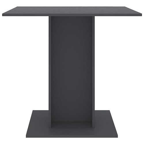 Modern Dining Table,Kitchen Table,Dinner Table Dining Room Home Furniture,Dining Table Gray 31.5"x31.5"x29.5" Engineered Wood