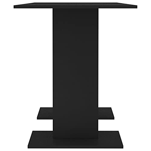 Modern Dining Table,Kitchen Table,Dinner Table Dining Room Home Furniture,Dining Table Black 43.3"x23.6"x29.5" Engineered Wood