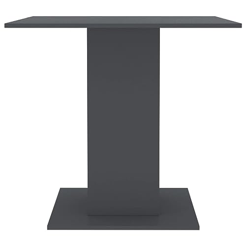 Modern Dining Table,Kitchen Table,Dinner Table Dining Room Home Furniture,Dining Table Gray 31.5"x31.5"x29.5" Engineered Wood