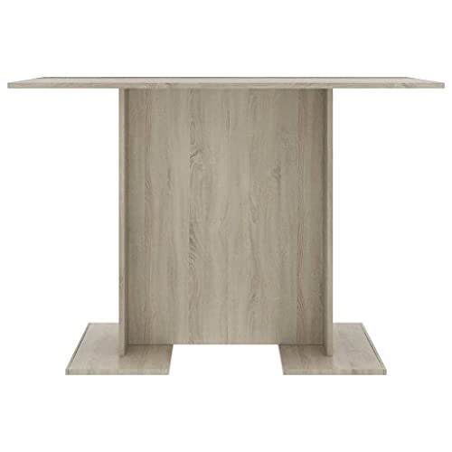 WHOPBXGAD Dining Table,Dining Chairs with Rectangular Base, Wooden bar Table Suitable for Living Room, Dining Room, Bistro Table,Sonoma Oak 43.3"x23.6"x29.5" Engineered Wood