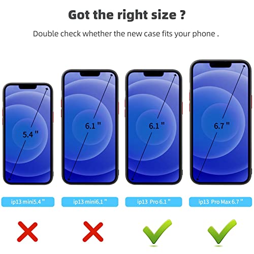 EMPYRI Fresh Fruits and Vegetables Printed Frosted Phone Case for iPhone 13 Pro Max-6.7 Inch, Shockproof Phone Cover with Wireless Fast Charging, Acrylic Back, Not Yellowing