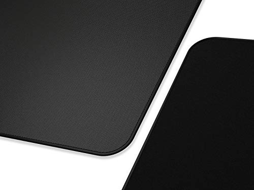 Glorious XXL Extended Gaming Mouse Mat/Pad - Stealth Edition - Large, Wide (XXL Extended) Black Cloth Mousepad, Stitched Edges | 18"x36" (G-XXL-Stealth)