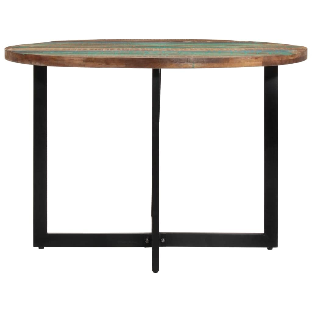ULUYYUC Dining Table 43.3"x29.5" Solid Wood Reclaimed,Multifunctional Party Table Kitchen Tables Living Room Furniture Outdoor Table for Living Room, Kitchen, Backyard, Wedding