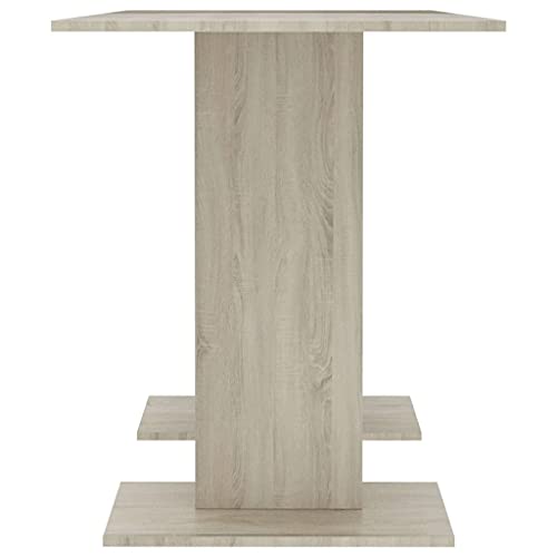 WHOPBXGAD Dining Table,Dining Chairs with Rectangular Base, Wooden bar Table Suitable for Living Room, Dining Room, Bistro Table,Sonoma Oak 43.3"x23.6"x29.5" Engineered Wood