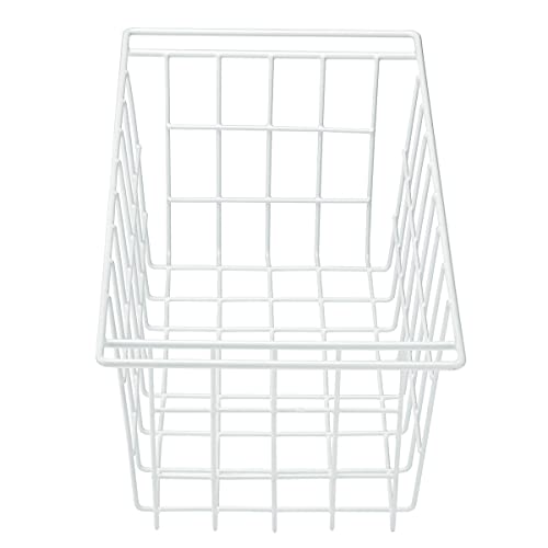Orgneas Chest Freezer Organizer Bins Deep Freezer Basket Storage Rack Bins Metal Wire Baskets 2 Packs
