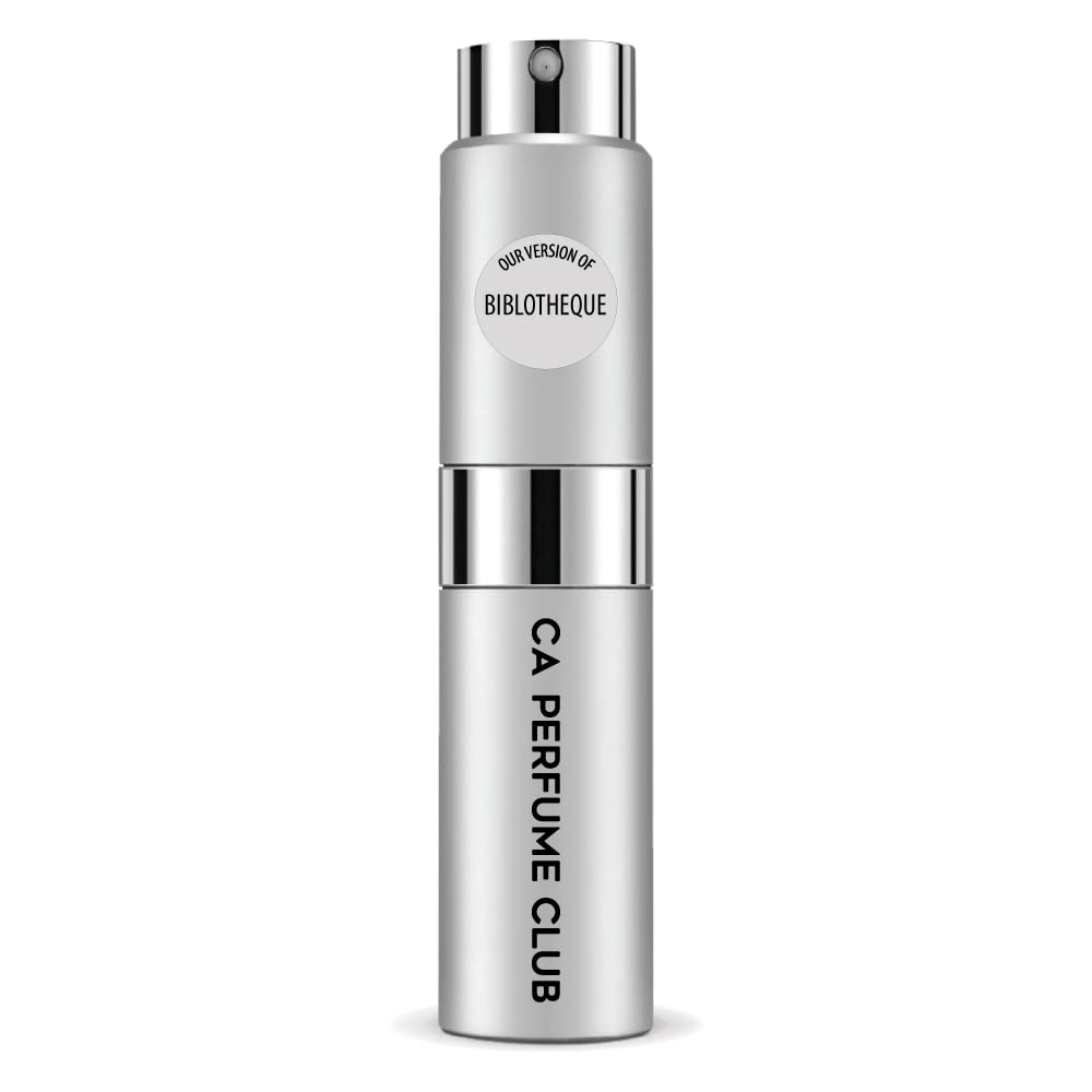 CA Perfume Impression of Biblotheque For Women & Men Replica Version Fragrance Dupes Concentrated Long Lasting Eau de Parfum Spray Refillable Atomizer Bottle 0.27 Fl Oz/8ml-X1