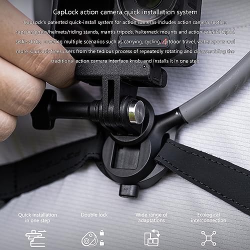 Sports Camera Neck Selfies Holder Wearable Bendable Neck Bracket Multiple Angle Adjustable for Skiing Surfing Biking Ushape Neck Holder Mount Phone Lazy Neck Stand Universal